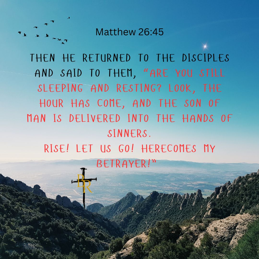 My Daily Bread - Matthew 26:45 - Broken & Redeemed